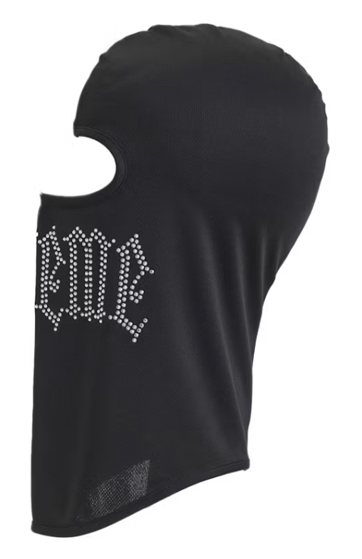 Supreme Rhinestone Balaclava Black – Rondevu